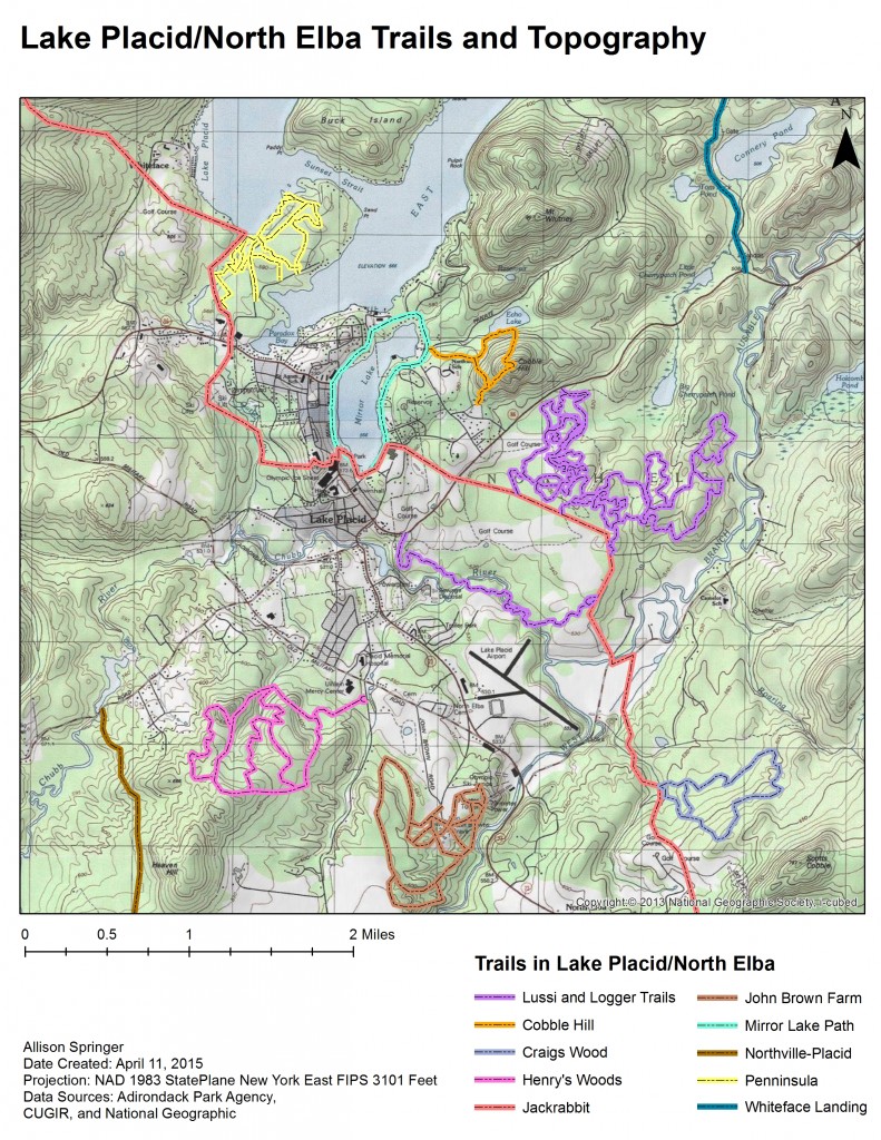 Consumer map – Lake Placid/North Elba Community Development Commission